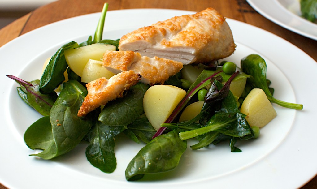 Parmesan spring chicken | Jono & Jules do food & wine