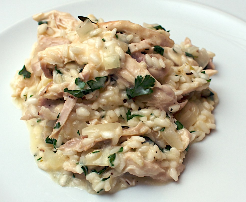 Creamy Roast Chicken Risotto | Jono & Jules do food & wine