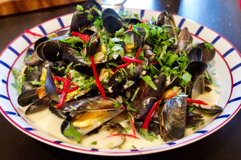 Thai Mussels with Coconut, Chilli & Lime | Jono & Jules do food & wine